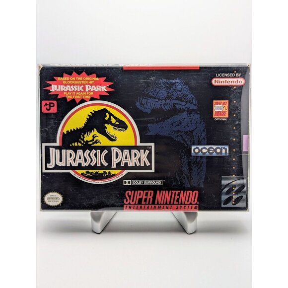 Video Games & Consoles | Jurassic Park Snes Super Nintendo 1992 Game ...